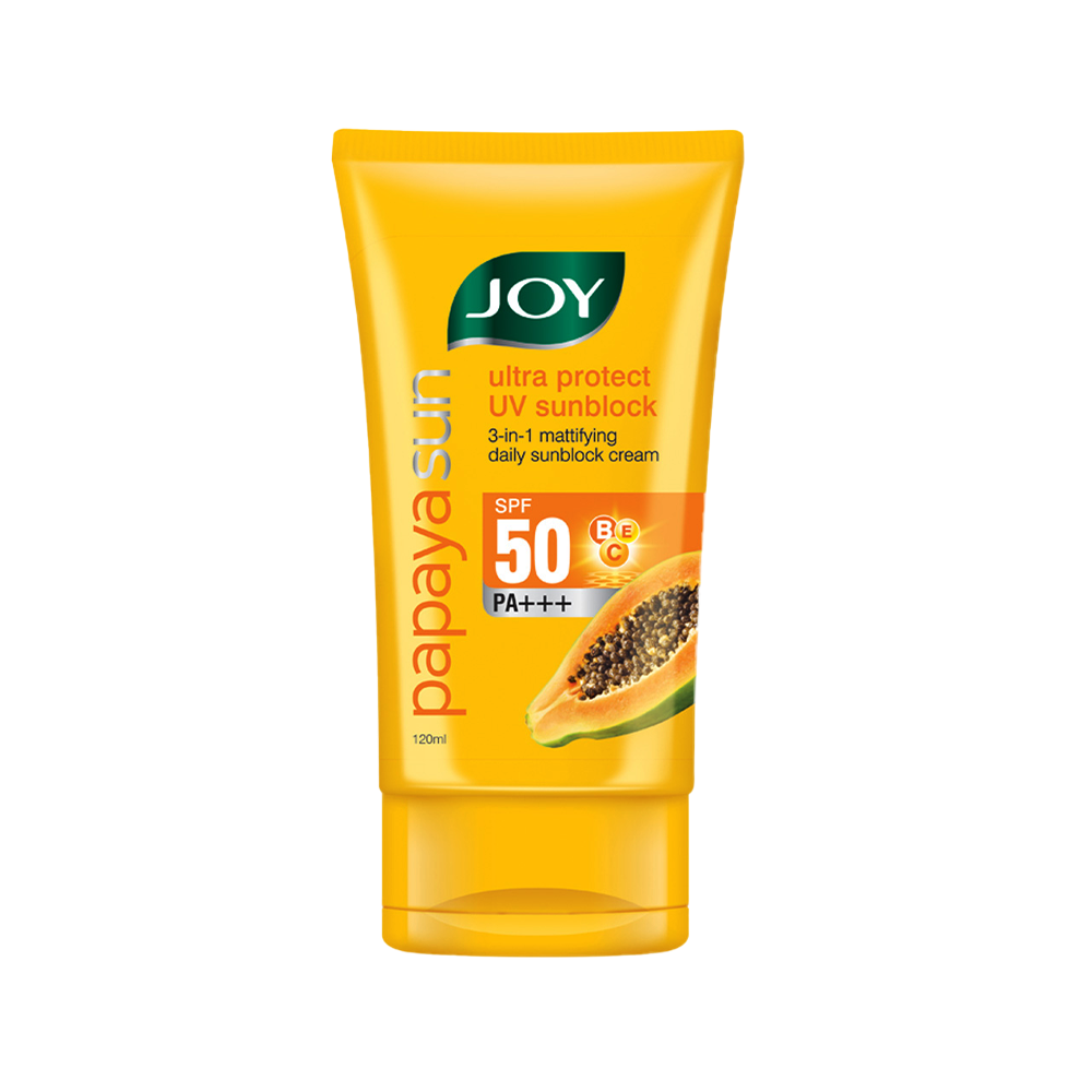 Joy Papaya Sunscreen SPF 25PA++ UVA & UVB Protection